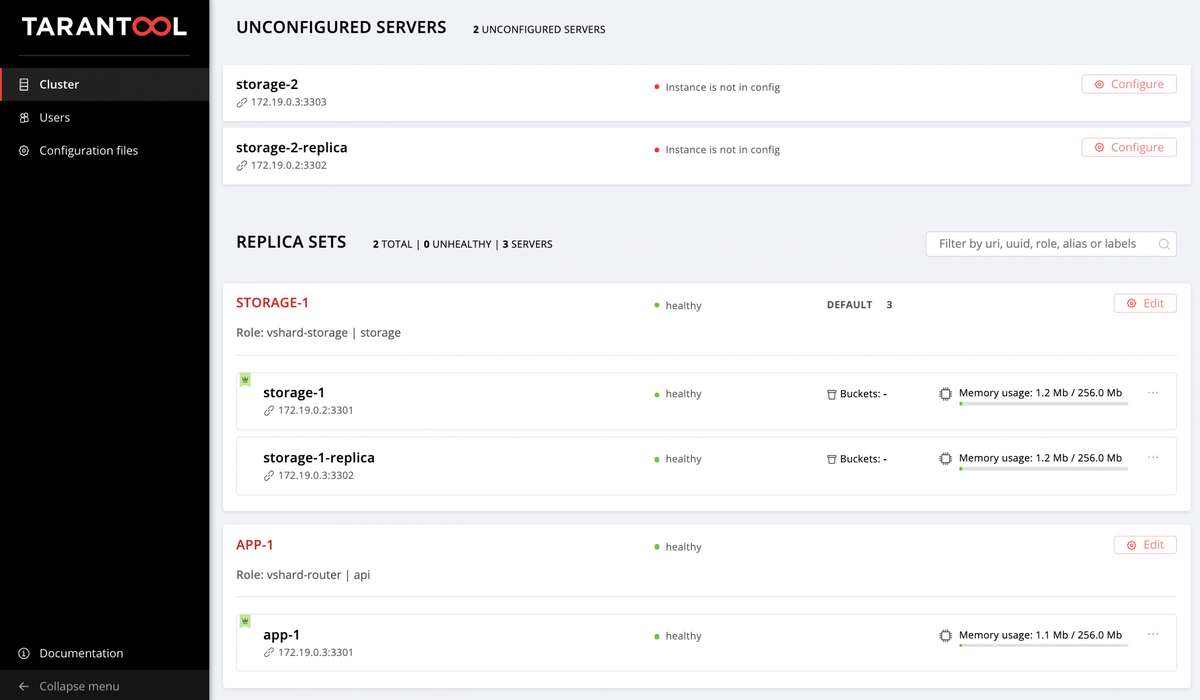 Deploying Tarantool Cartridge Applications with Zero Effort … | Percona Community