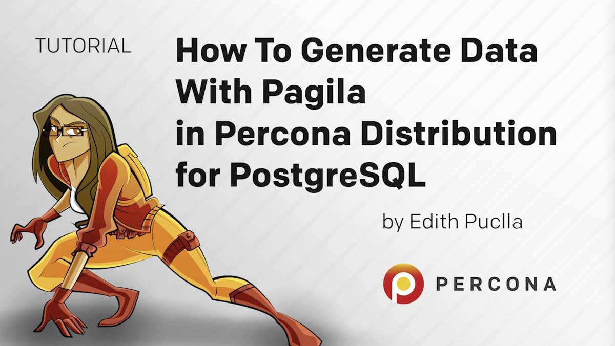 How To Generate Data With Pagila in Percona Distribution for … | Percona Community