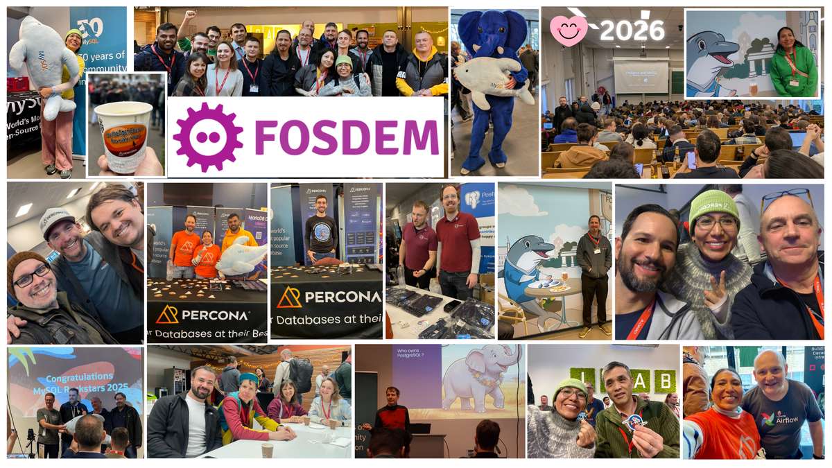 Pre-FOSDEM & FOSDEM 2026, Community, Databases, and Open … | Percona Community